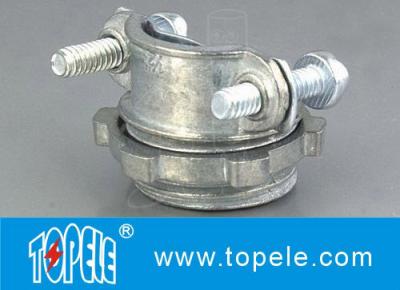 China Zinc Set Screw Clamp Connector 3/8 to 1 Inch for Indoor Cable Connection for sale