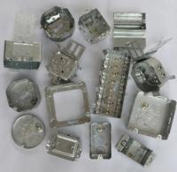 China 1.2mm Galvanized Steel Rectangular Electrical Box with IP55 Protection for Switches for sale