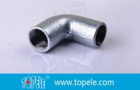China BS4568 Malleable Iron Solid Elbow 90 Degree 25mm Conduit Fitting Hot Dip Galvanized for sale