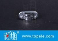 China Galvanized Steel Spacer Bar Saddle With Base / 20mm Diameter Conduit Clamp for sale