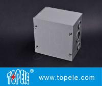 China Steel Conduit Square Outdoor Electrical Junction Box 55-100mm Depth IP65 Weatherproof Enclosure for sale