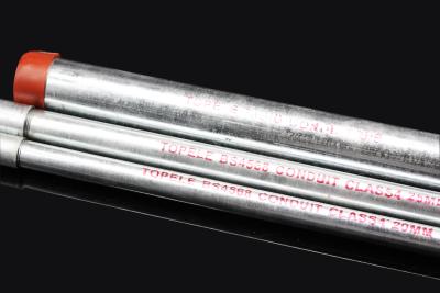 China BS4568 1970 Conduit Class 4 Steel Electrical Conduit Pipe With Coupler And Cap for sale