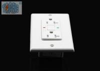 China 15A 125V AC GFCI Duplex Receptacle with Tamper-Resistant Design and End-of-Life Monitoring Function for sale