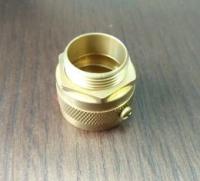 China CNC Machine Flexible Conduit And Fittings Brass Male Conduit Hose Adapter for sale