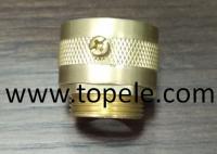 China CNC Machine Flexible Conduit And Fittings Brass Male Conduit Hose Adapter for sale