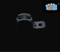 China Zinc Plated One Hole Saddle Pipe Clamp/  Straps For EMT Conduit for sale