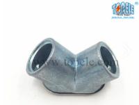 China Durable Electrical Conduit Connectors For Zinc Die Cast EMT To EMT Pull Elbow for sale
