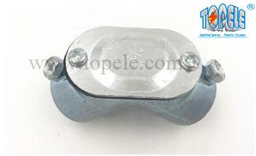 China 1/2 to 2 Inch 90 Degree Zinc Die Cast Conduit Sealing Fittings EMT IMC Pull Elbow for sale