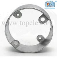 China BS4568 Steel Conduit Box Extension Rings 6mm 13mm Electric Stainless Steel Fittings for sale