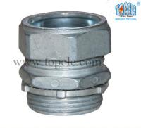 China Zinc EMT Compression Connector NPT Thread 1/2 to 2 Inch ISO Certified for sale