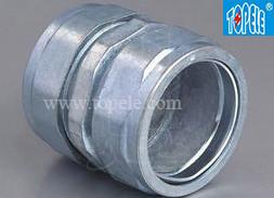 China ISO Certificate EMT Fittings , EMT Compression Coupling Zinc Die Cast for sale
