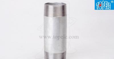 China Galvanized Rigid Conduit Nipple 1/2 to 12 Inch ANSI C80.1 IMC Fittings Full Threaded for sale