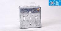 China Pre - Galvanized Steel Electrical Boxes And Covers British Standard BS Box For Switches for sale