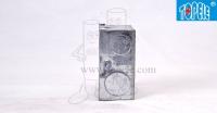 China Pre - Galvanized Steel Electrical Boxes And Covers British Standard BS Box For Switches for sale