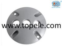 China UL One / Two/Three Holes Round Electrical Conduit Box Cover For Lamp Holder for sale