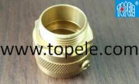 China Brass Male Adapter for Flexible Conduit CNC Machine 20mm 25mm for sale