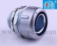China Zinc Die Cast Liquid Tight Male Flexible Metal Conduit Connector Fittings 1/2 to 4 Inch for sale