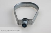 China Galvanized Steel Swivel Loop Hanger Pipe Clamp 1/2-8 Inch UL Approved UNC Metric Thread for sale