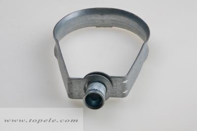 China Galvanized Steel Swivel Loop Hanger Pipe Clamp 1/2-8 Inch UL Approved UNC Metric Thread for sale
