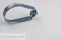 China Galvanized Steel Swivel Loop Hanger Pipe Clamp 1/2-8 Inch UL Approved UNC Metric Thread for sale
