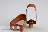 China Copper Epoxy Coated Steel Pipe Clamps Swivel Loop Hanger 1/2