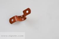 China 1/2 3/4 Inch Painted Two Hole Emt Conduit Straps For Electrical Raceway for sale