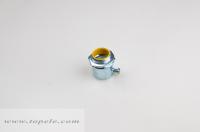 China Steel EMT Connector with Yellow Gasket 1/2 to 4 Inch Indoor Conduit Fittings for sale