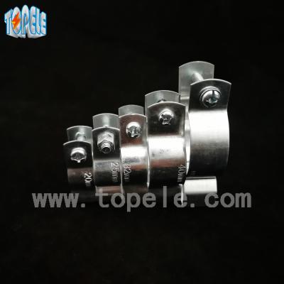 China Electro Galvanized Steel Conduit Clip 20mm 25mm 32mm BS4568 Rigid Conduit Hanger for sale