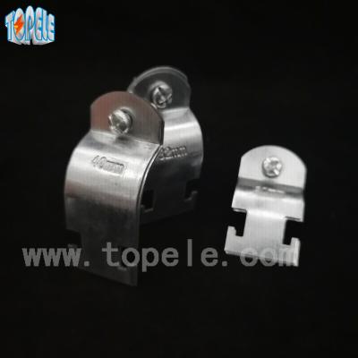 China Galvanized Steel GI Conduit Strut Clamp 20mm 25mm 32mm BS4568 for Unistrut 35x19mm for sale