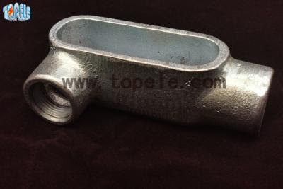 China TOPELE 2 Inch Threaded Malleable Iron Conduit Body T Type with Die Cast Covers and Gaskets UL for sale