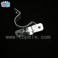 China Galvanized Steel BS4568 Two Hole Conduit Straps 20mm to 50mm EMT Straps for sale