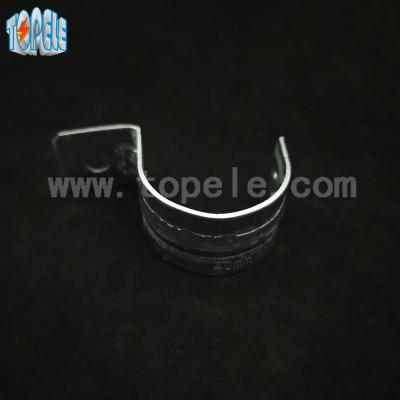 China Galvanized Steel BS Conduit One Hole Strap 20mm to 50mm for Conduit Mounting for sale