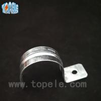 China Galvanized Steel BS Conduit One Hole Strap 20mm to 50mm for Conduit Mounting for sale