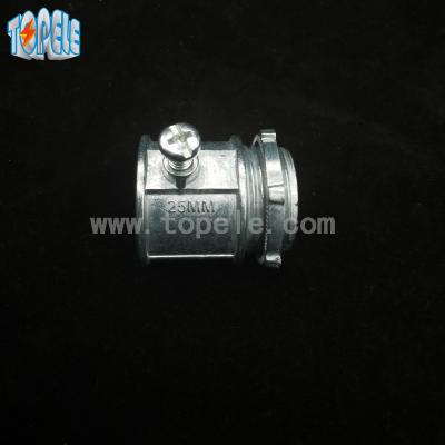 China BS Conduit Set Screw Electrical Coupling 20mm-50mm Zinc Die Cast Connector for sale