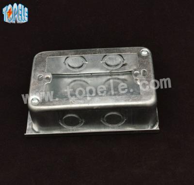 China Galvanized Steel Electrical Box 119x77x38mm for Switches and Outlets for sale