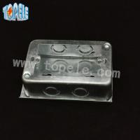 China Galvanized Steel Electrical Box 119x77x38mm for Switches and Outlets for sale