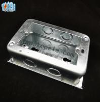 China Galvanized Steel Electrical Box 119x77x38mm for Switches and Outlets for sale
