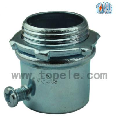 China UL Listed Galvanized Steel Set Screw Connector For EMT Conduit for sale