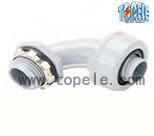 China Non Metallic Flexible Conduit Connector / PA6 Liquid Tight Straight Pipe Connector for sale