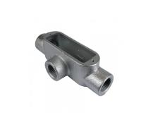 China TOPELE 2 Inch Threaded Malleable Iron Conduit Body T Type with Die Cast Covers and Gaskets UL for sale