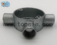 China BS4568 Malleable Iron Conduit Junction Box Three Way 20mm 25mm Hot Dip Galvanized for sale
