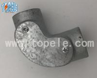 China BS4568 Malleable Iron Channel Inspection Elbow 20mm 32mm Conduit Connector for sale