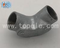 China BS4568 Malleable Iron Channel Inspection Elbow 20mm 32mm Conduit Connector for sale