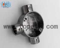 China BS4568 Malleable Iron Conduit Junction Box Three Way 20mm 25mm Hot Dip Galvanized for sale