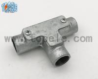 China Malleable Iron BS Conduit Three Way Channel Inspection Tee Junction Box 20mm 25mm 32mm for sale