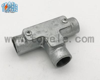 China Malleable Iron BS Conduit Three Way Channel Inspection Tee Junction Box 20mm 25mm 32mm for sale