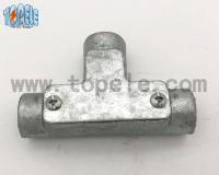 China Malleable Iron BS Conduit Three Way Channel Inspection Tee Junction Box 20mm 25mm 32mm for sale