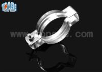 China Galvanized Steel Conduit Hanger 1/2 to 4 Inch EMT Rigid Compression Fittings with Bolt and Nut for sale