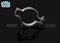 China Galvanized Steel Conduit Hanger 1/2 to 4 Inch EMT Rigid Compression Fittings with Bolt and Nut for sale