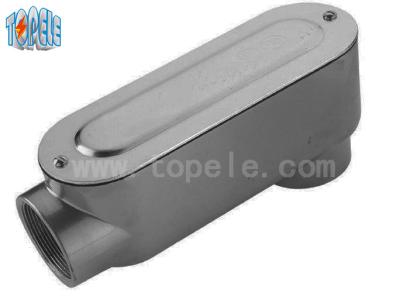 China TOPELE LB Threaded Rigid Aluminum Conduit Body 1/2-4 inch EMT Conduit Body with Cover for sale